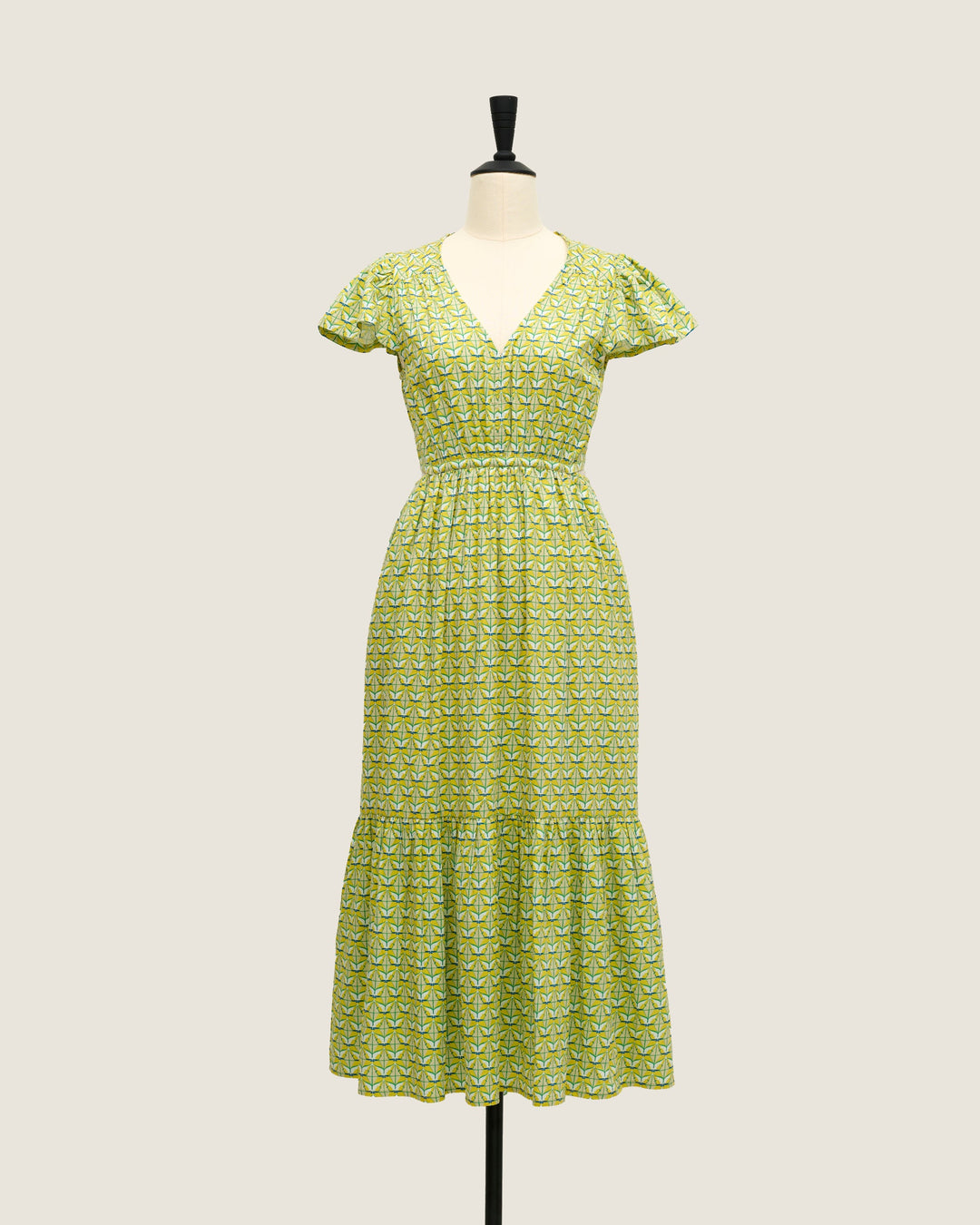 Polo Dress - Diamond & Flower Yellow – Nala International