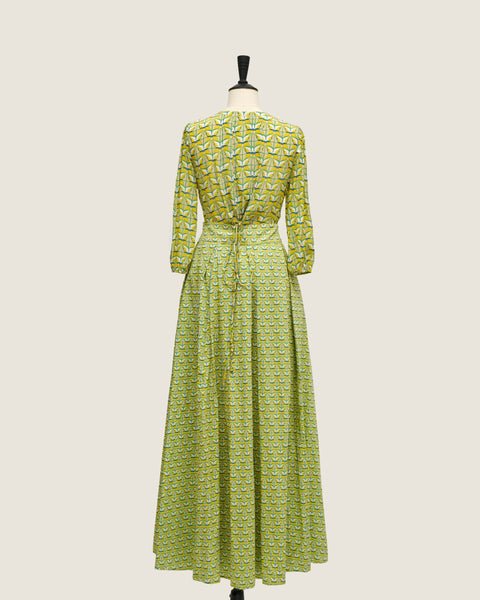 It's Windy Cindy Skirt - Diamond & Flower Yellow – Nala International